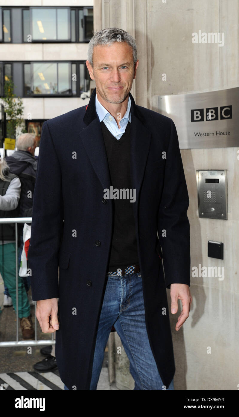 Mark Foster outside the BBC Radio 2 studios London, England - 19.11.12 ...