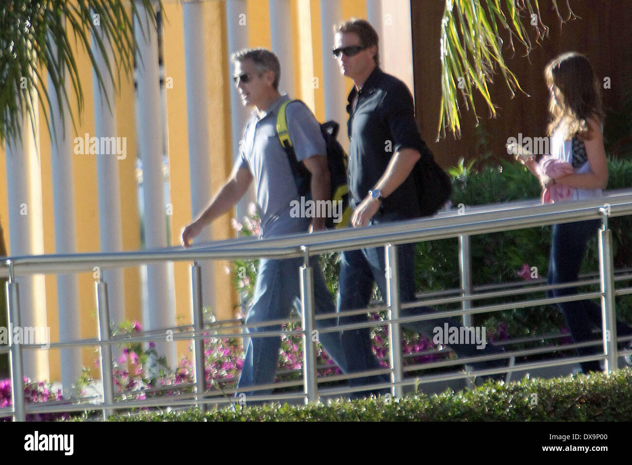 George Clooney and Rande Gerber with his daughter Kaya Gerber, George ...