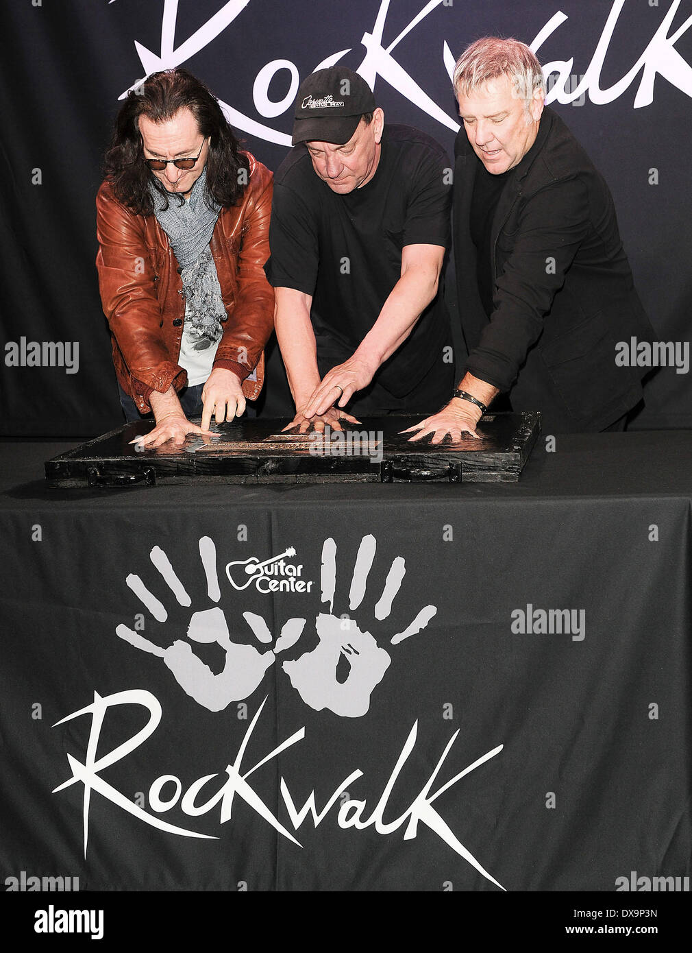 Neil peart, alex lifeson, geddy lee hi-res stock photography and images ...