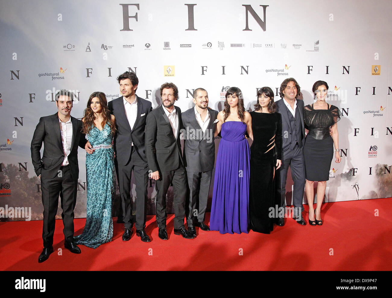 Cast at the premiere of 'Fin' Madrid, Spain - 20.11.12 Featuring: Cast ...