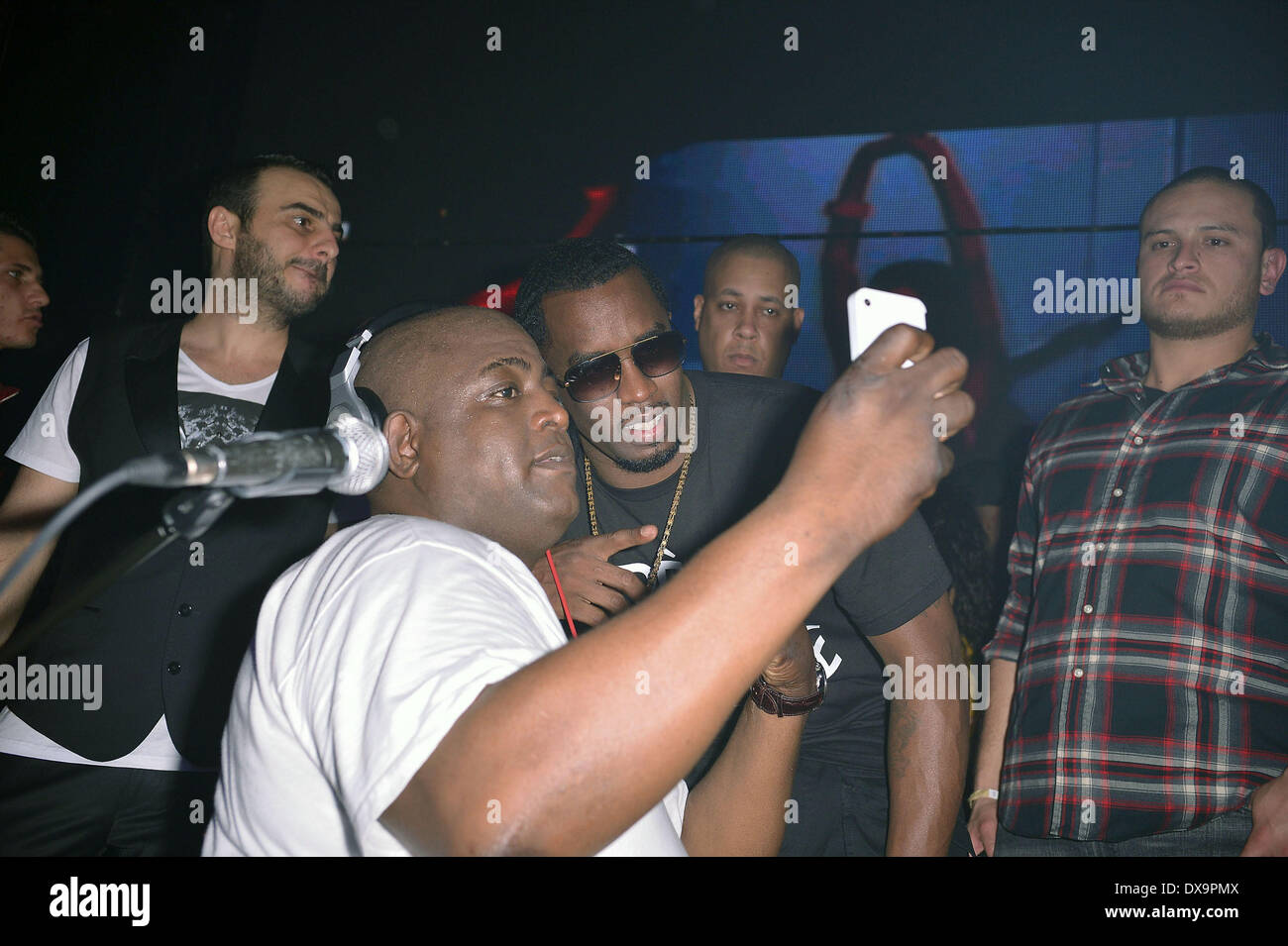 DJ SNS and P Diddy Thanksgiving celebrations at at Bamboo Miami ...