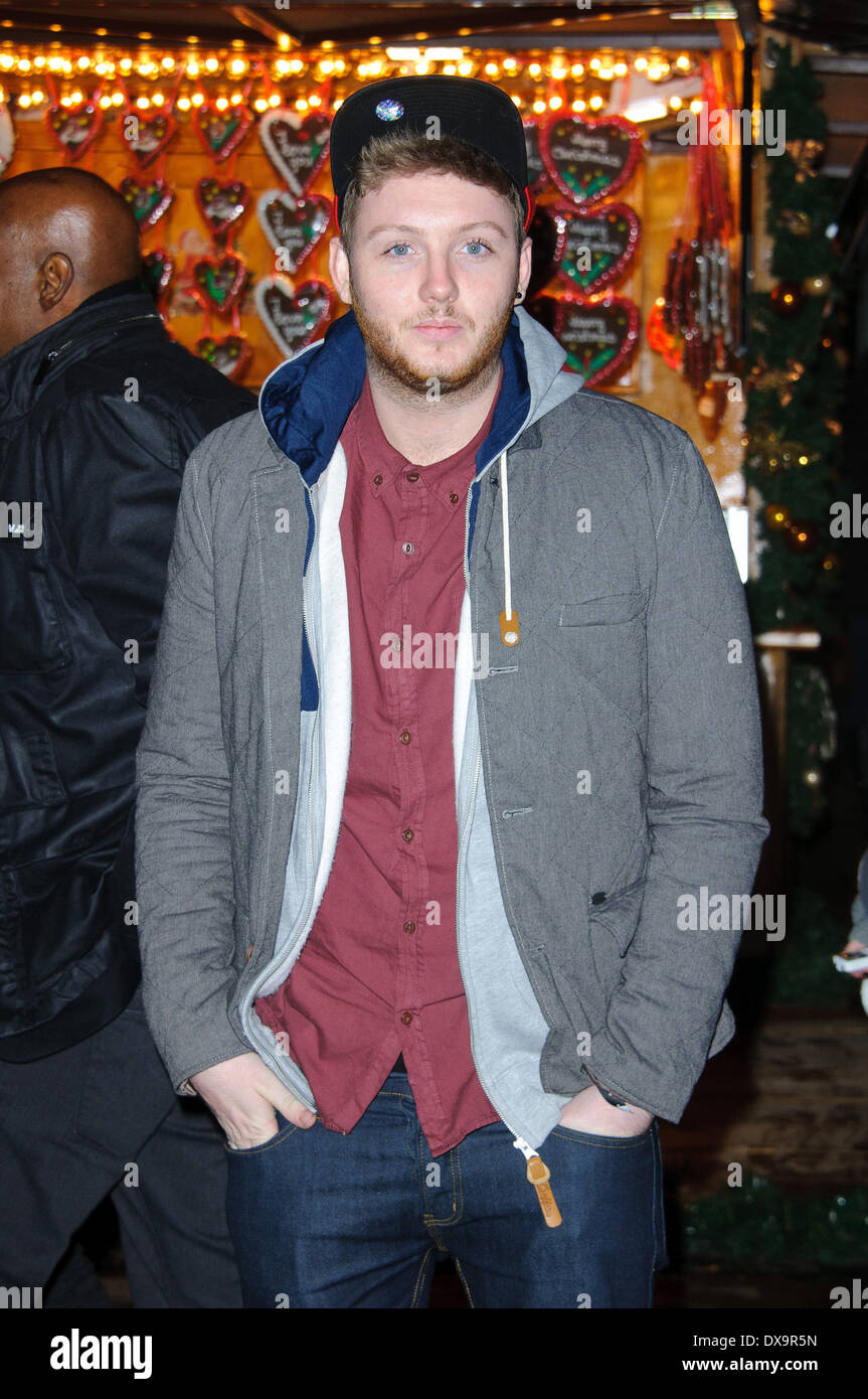 James Arthur Hyde Park Winter Wonderland - launch party. London ...