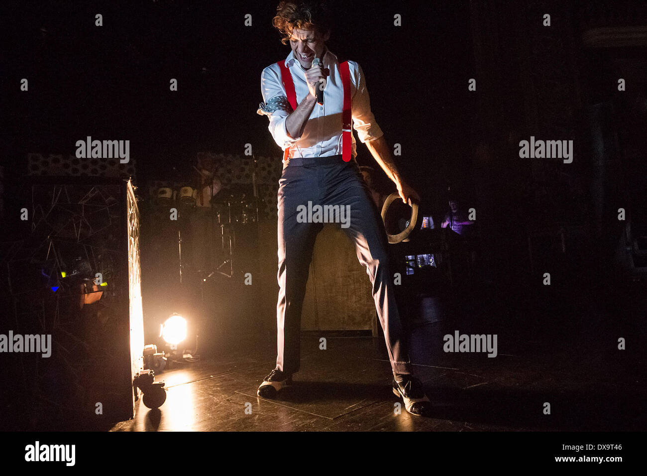 Mika performing live at Coliseu dos Recreios. Lisbon, Portugal - 22.11. ...