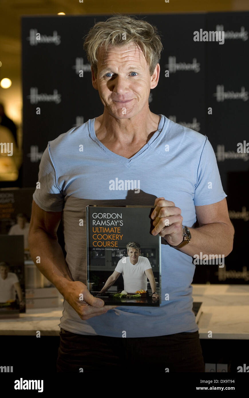 Gordon Ramsay signs copies of his latest book 'Gordon Ramsay's Ultimate ...
