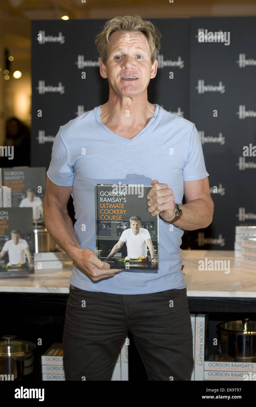 Gordon Ramsay signs copies of his latest book 'Gordon Ramsay's Ultimate ...