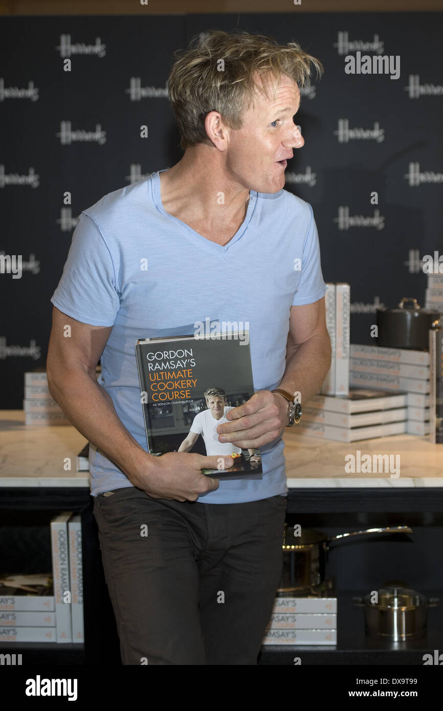 Gordon Ramsay signs copies of his latest book 'Gordon Ramsay's Ultimate ...