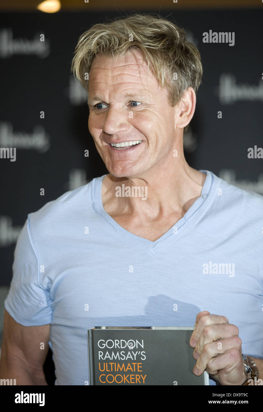 Gordon Ramsay signs copies of his latest book 'Gordon Ramsay's Ultimate ...
