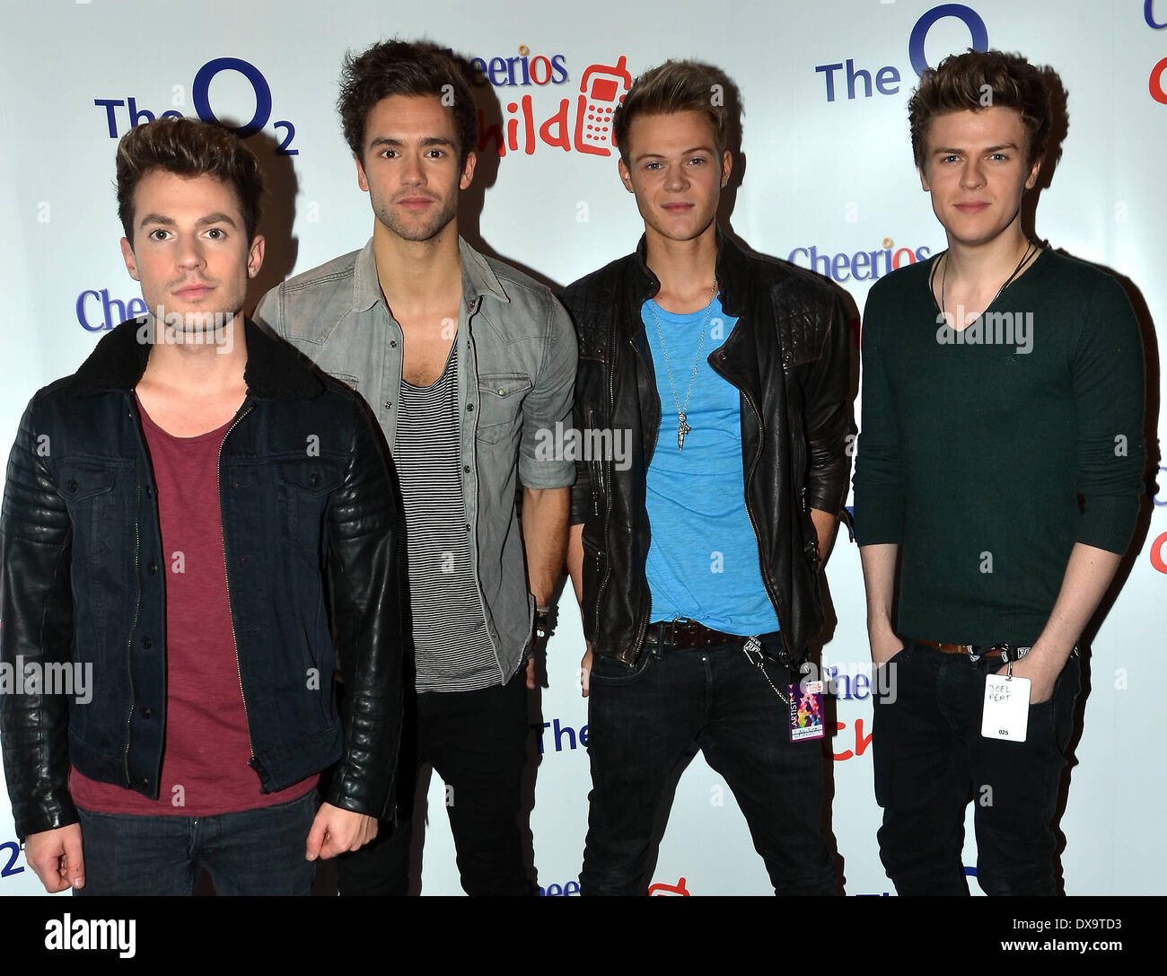 Adam Pitts, Andy Brown, Ryan Fletcher and Joel Peat of Lawson Cheerios ...