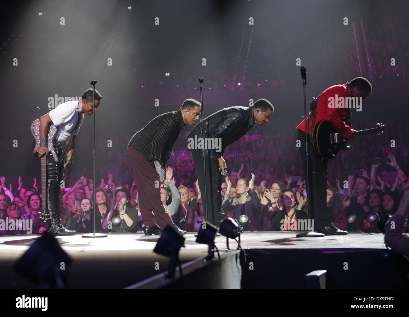 Jermaine Jackson, Marlon Jackson, Jackie Jackson and Tito Jackson Night ...