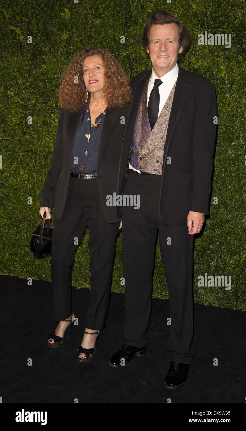 David Hare and Nicole Farhi London Evening Standard Theatre Awards held ...