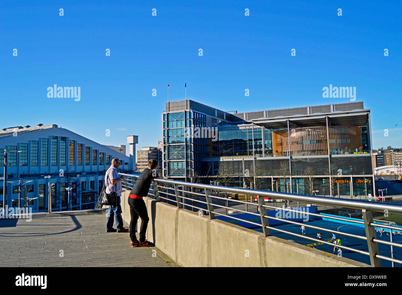 View of the Brent Civic Centre and Wembley Library showing Wembley ...