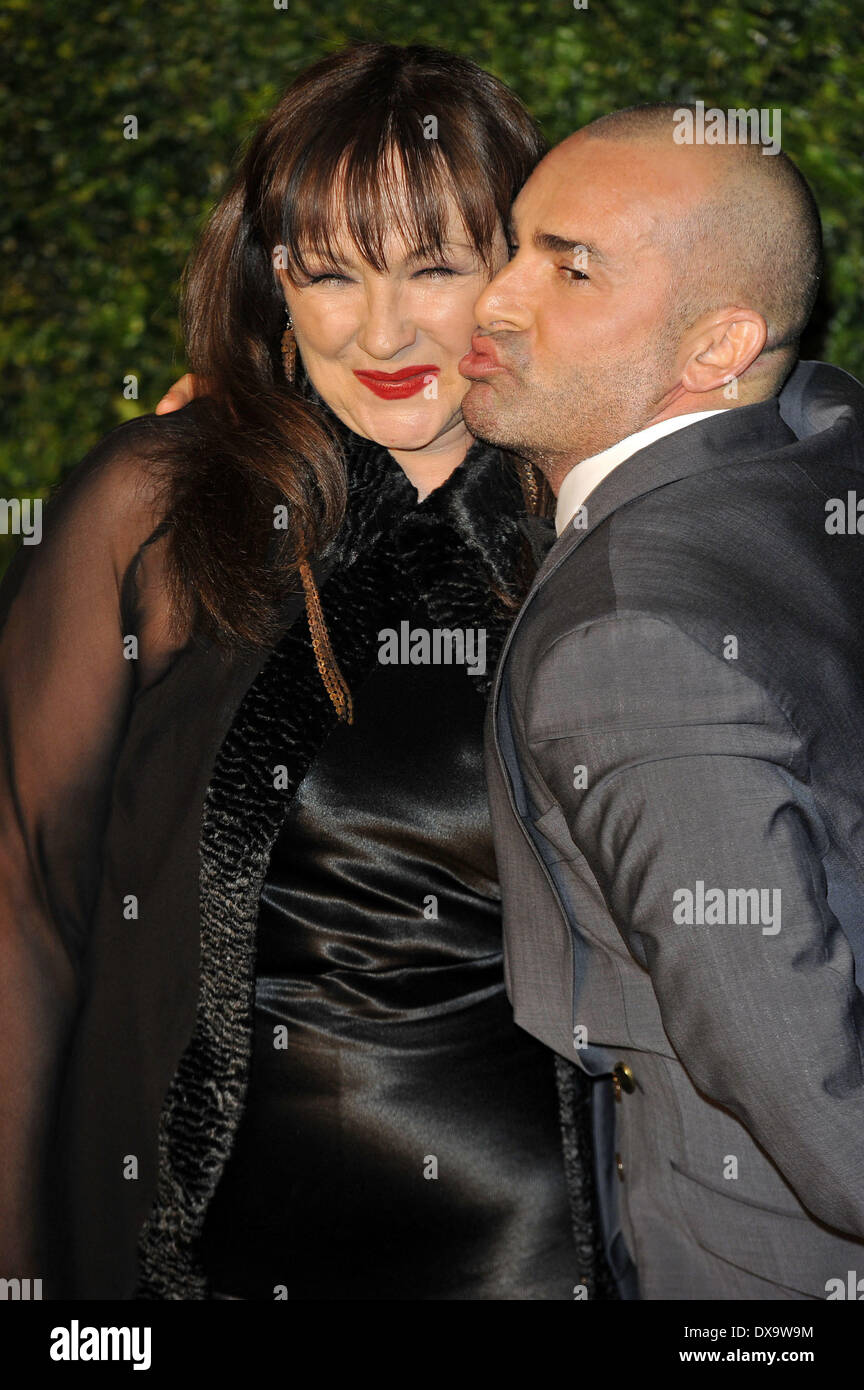 Frances Barber and Louie Spence, at the London Evening Standard Theatre ...
