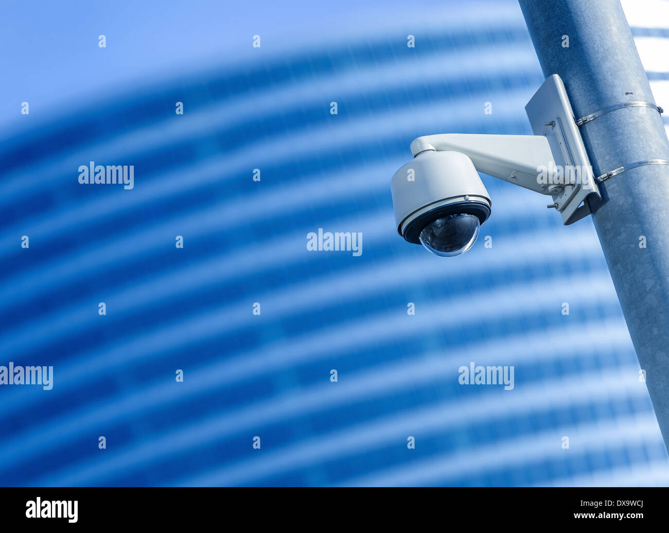 security camera or monitoring camera located in an urban environment ...