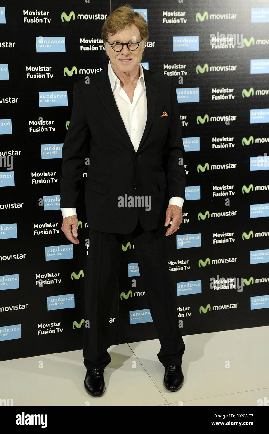 Robert Redford presents the Sundance Channel in Madrid Madrid, Spain ...