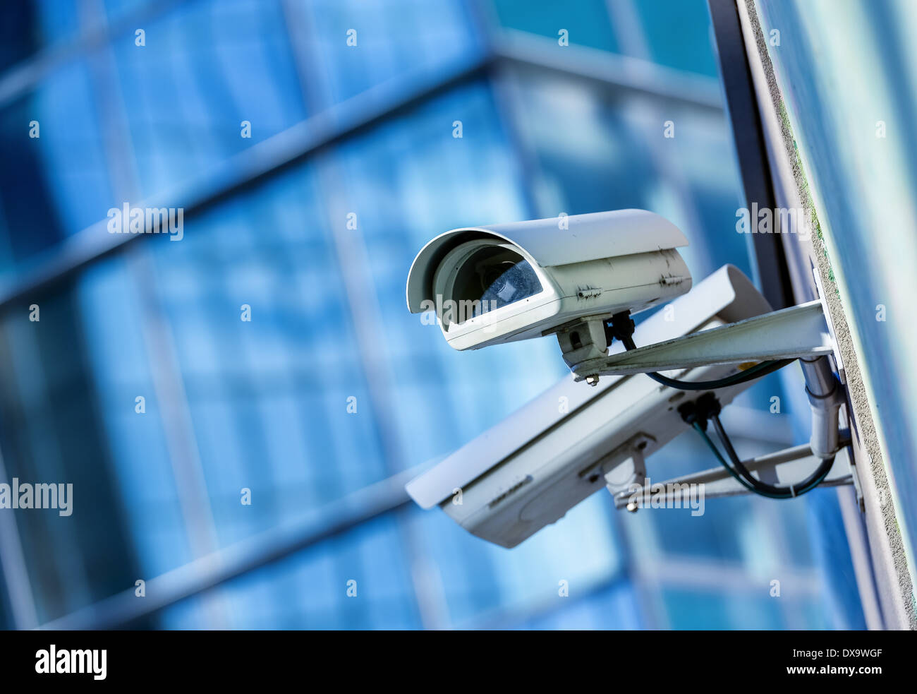 security camera or monitoring camera located in an urban environment ...