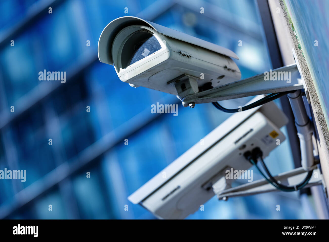 security camera or monitoring camera located in an urban environment ...