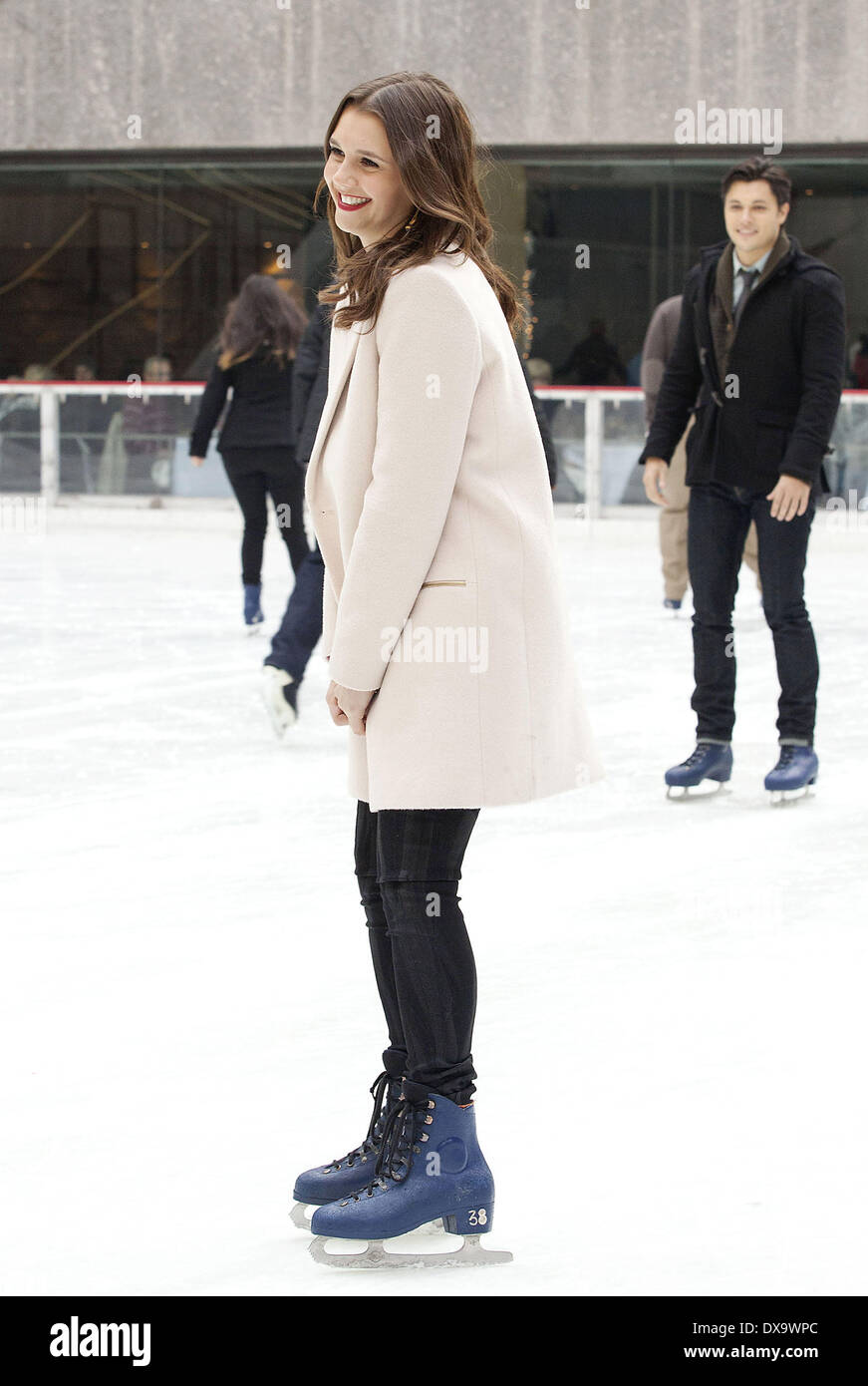Alexandra Chando at Rockefeller Center Ice Rink during ABC Family's '25 ...