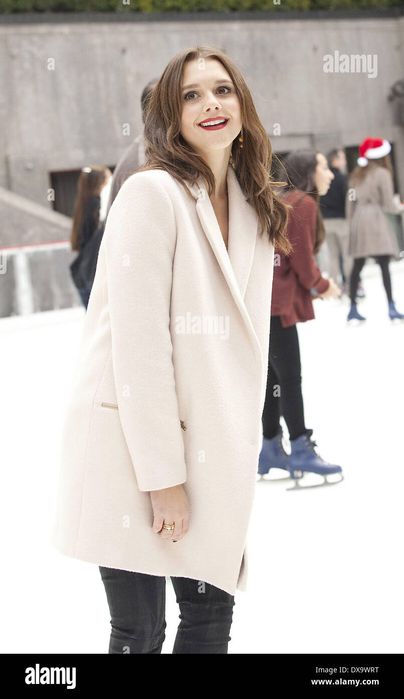 Alexandra Chando at Rockefeller Center Ice Rink during ABC Family's '25 ...