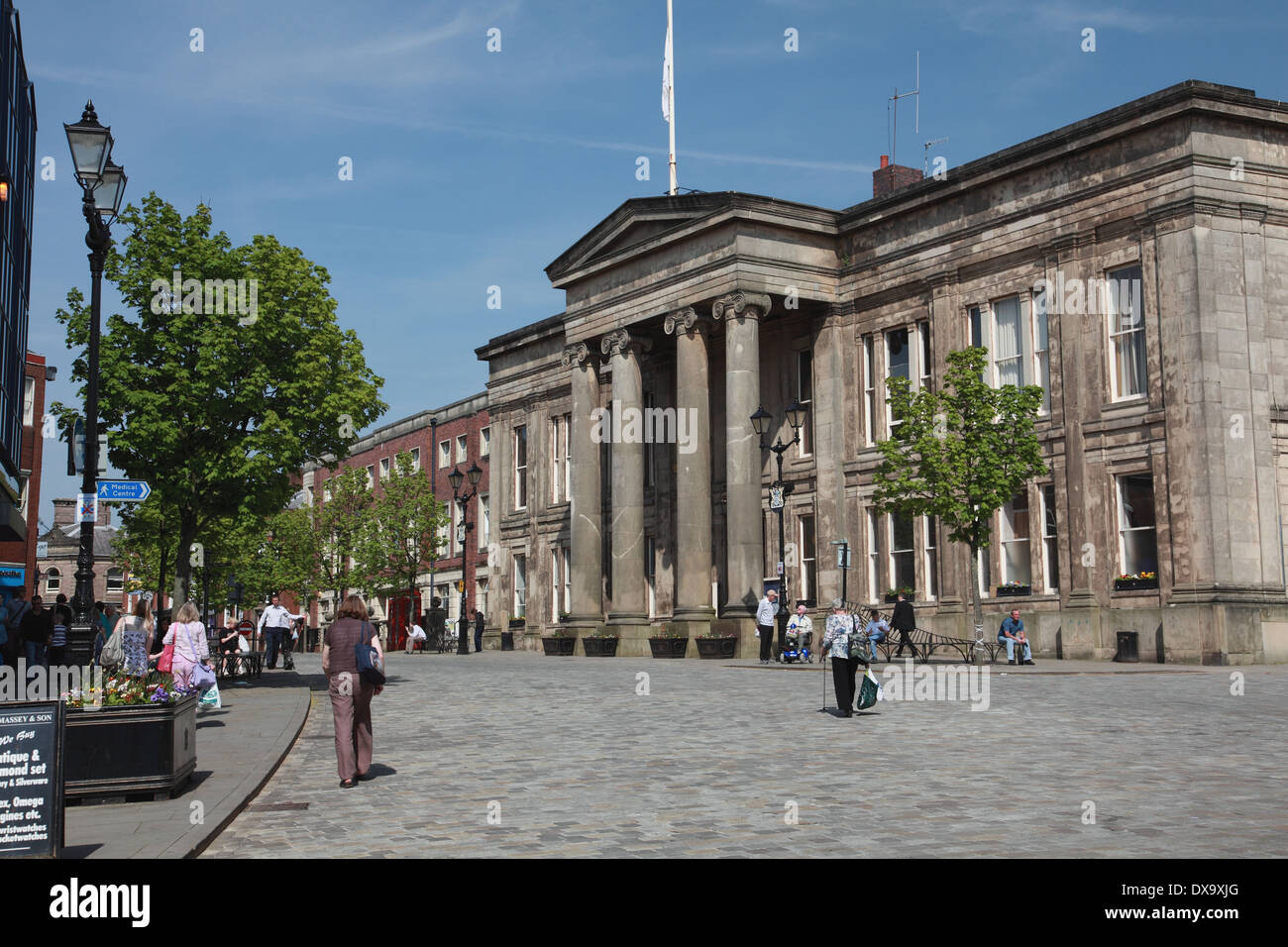 The Town Hall in the centre of Macclesfield Cheshire which is within a ...