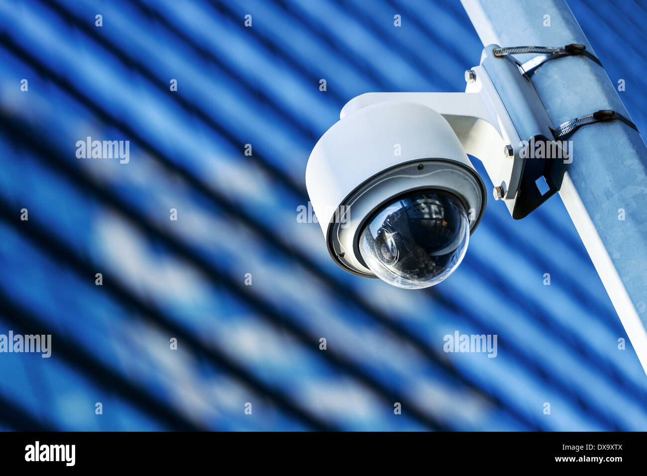 security camera or monitoring camera located in an urban environment ...