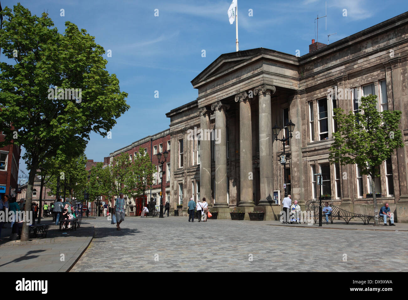 Macclesfield town centre cheshire england hi-res stock photography and ...