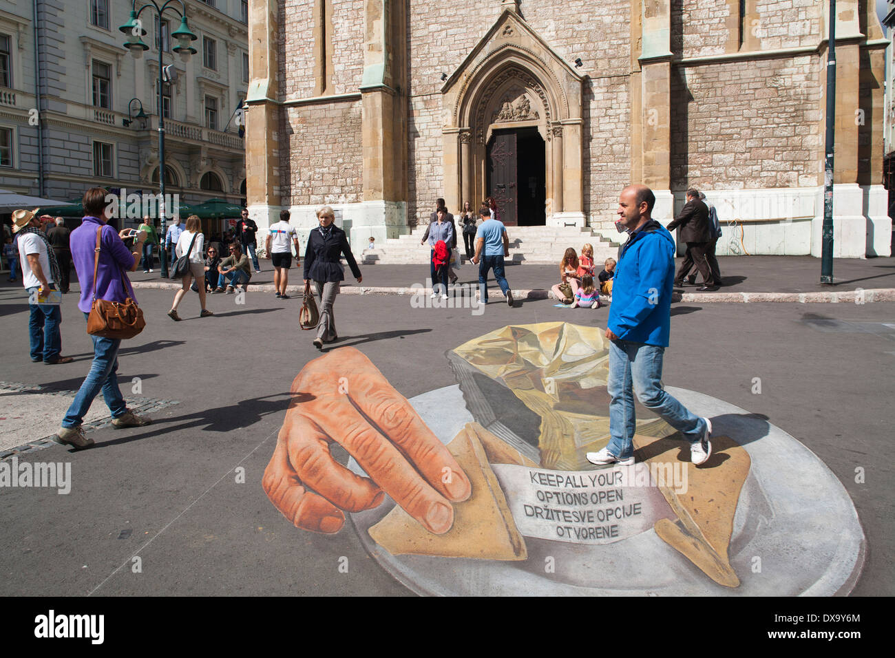 3d Street Art Wrong Angle