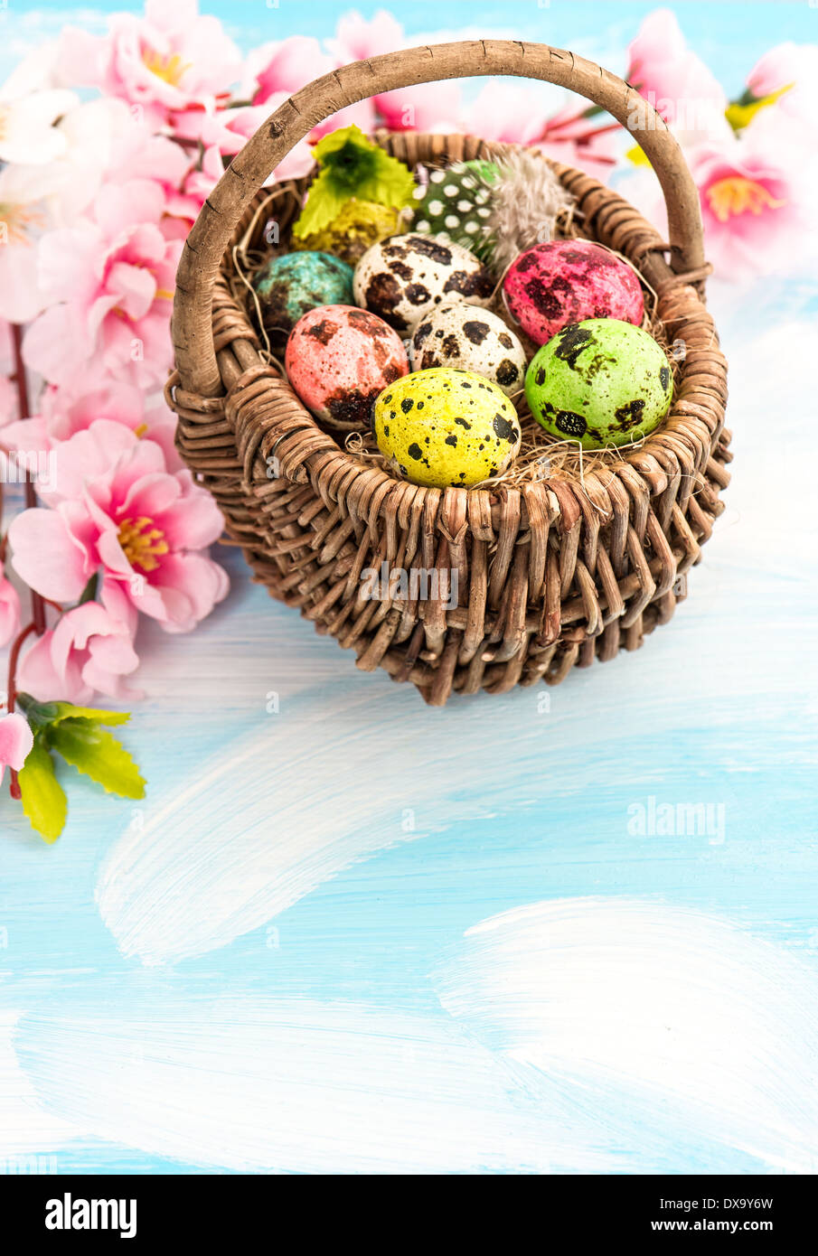 Spring basket hi-res stock photography and images - Alamy