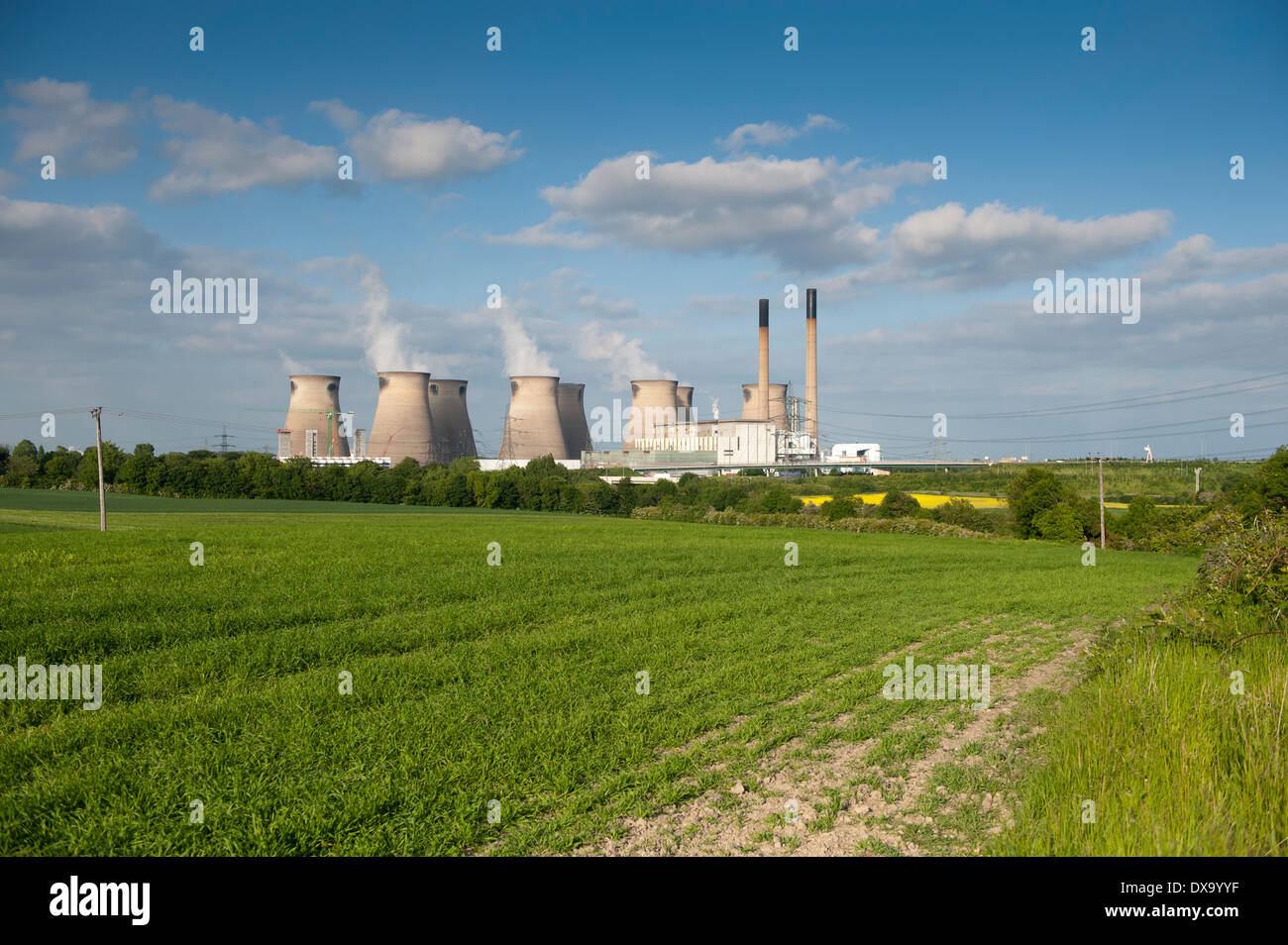 Ferrybridge C Power station in West Yorkshire, capable of producing ...