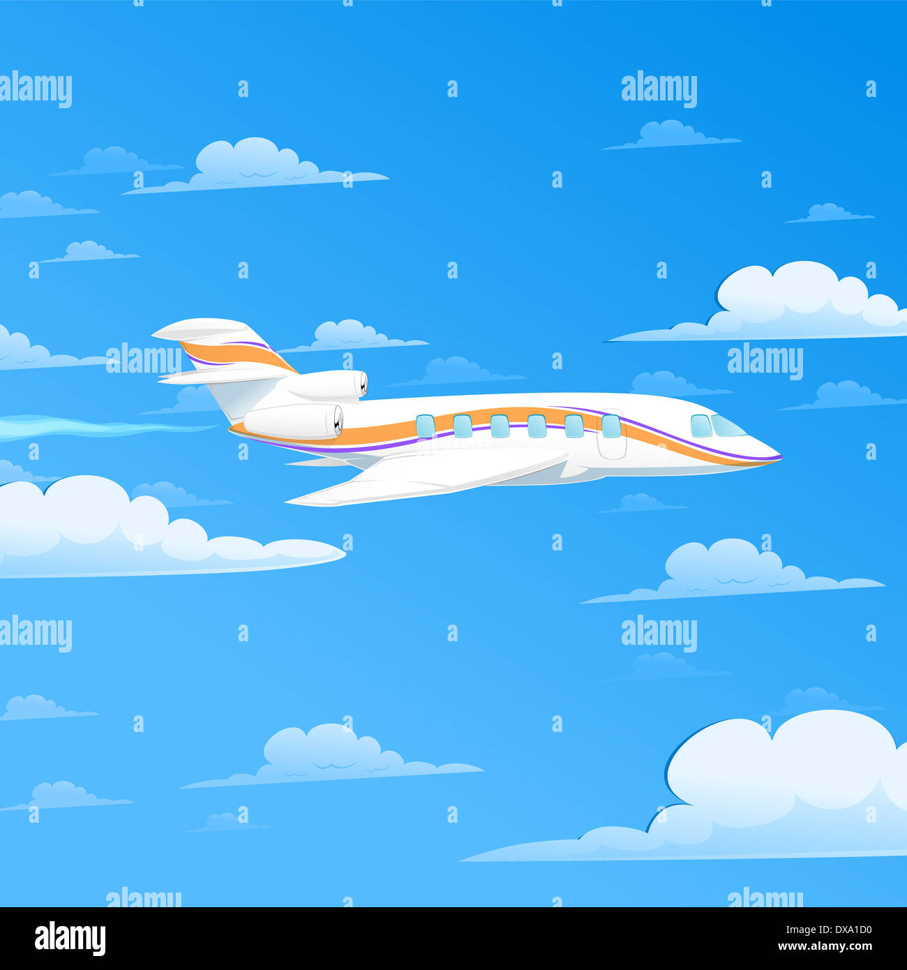 Cartoons blue sky hi-res stock photography and images - Alamy
