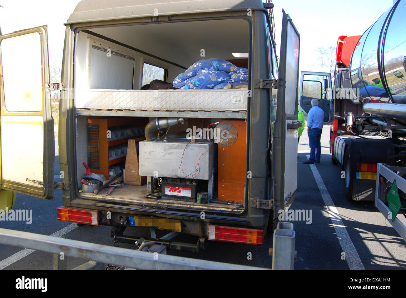German-Dutch Border. 21st of Mar, 2014. HANDOUT - A handout photo made ...
