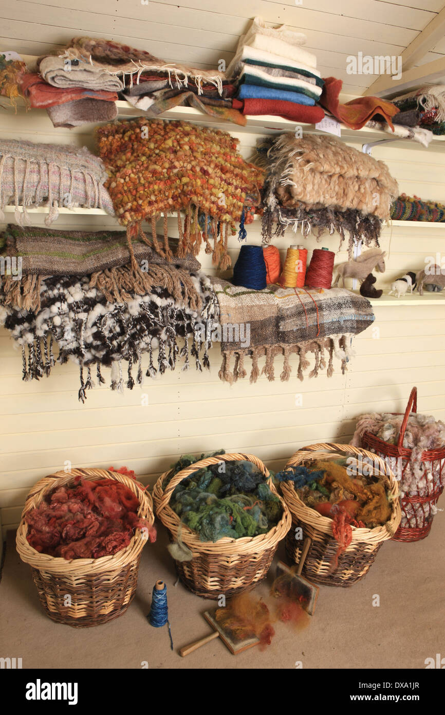 Jane Meredith who uses plant and flowers to make Dye for wool in her ...