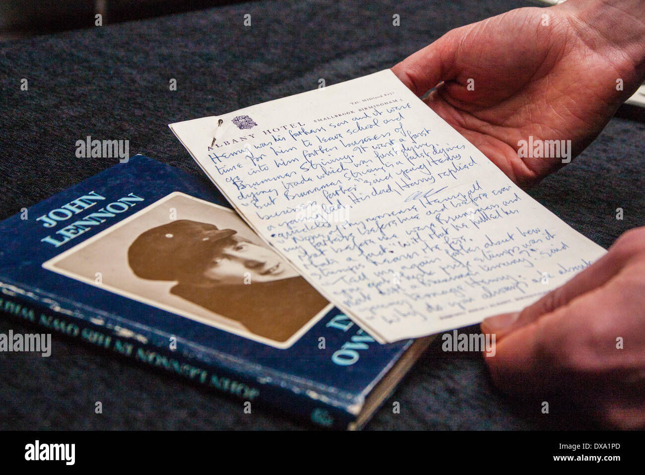 Handwritten By John Lennon High Resolution Stock Photography and Images ...