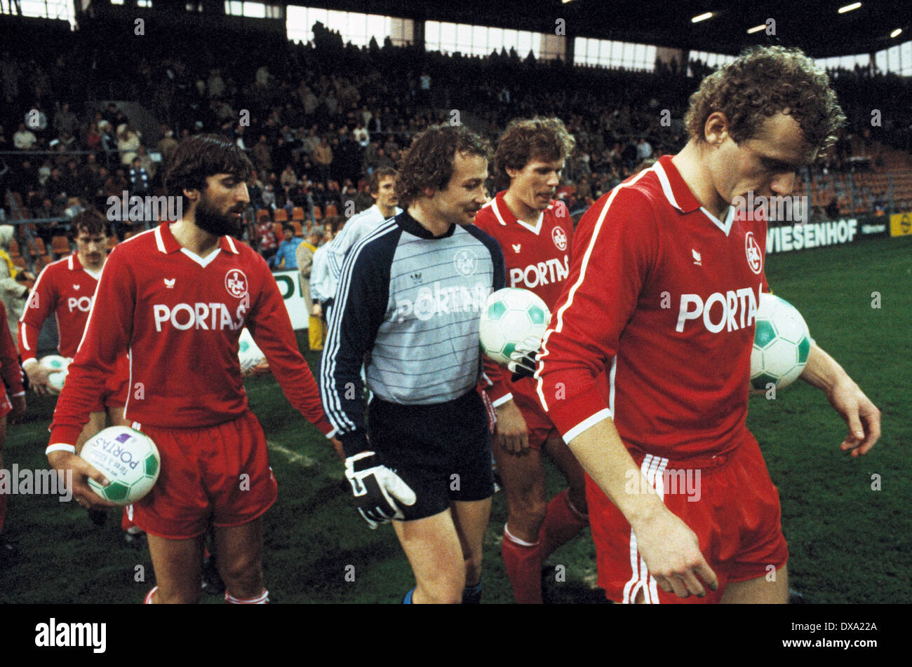 football, Bundesliga, 1982/1983, Ruhr Stadium, VfL Bochum versus 1. FC ...
