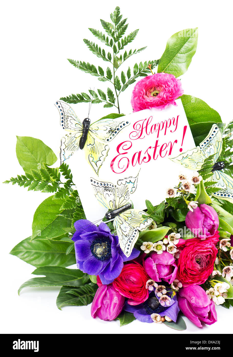 Flowers and card hi-res stock photography and images - Alamy