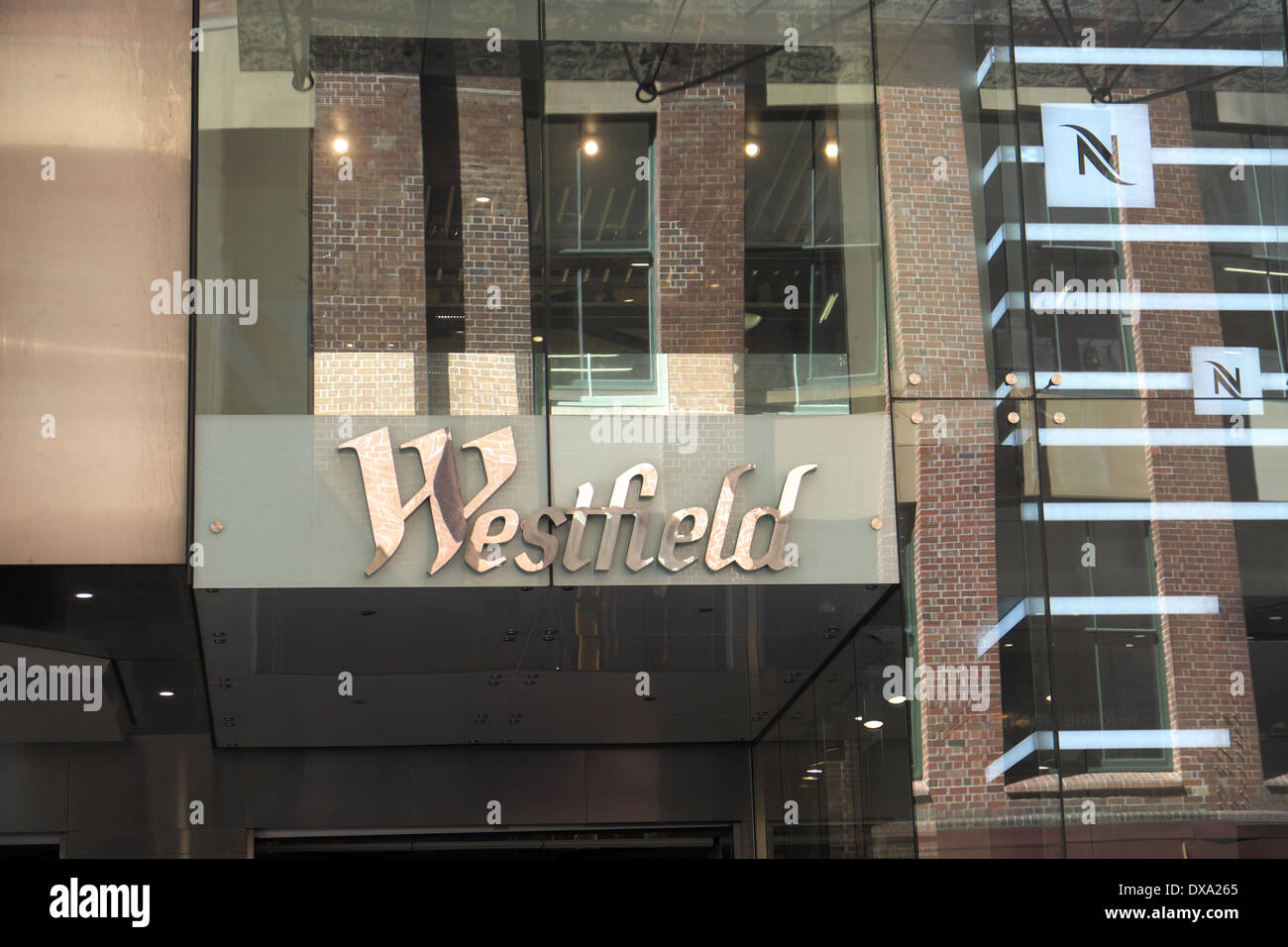 Westfield sign hi-res stock photography and images - Alamy