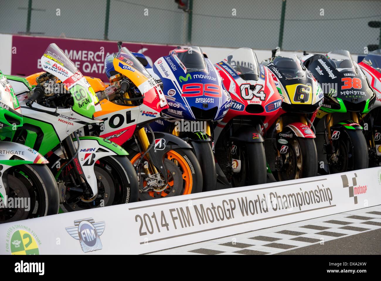 Motogp world championship finish line hi-res stock photography and ...