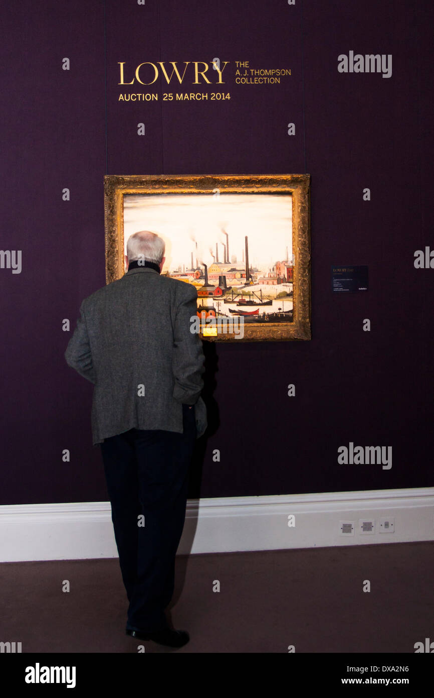 Ls lowry paintings hi-res stock photography and images - Alamy