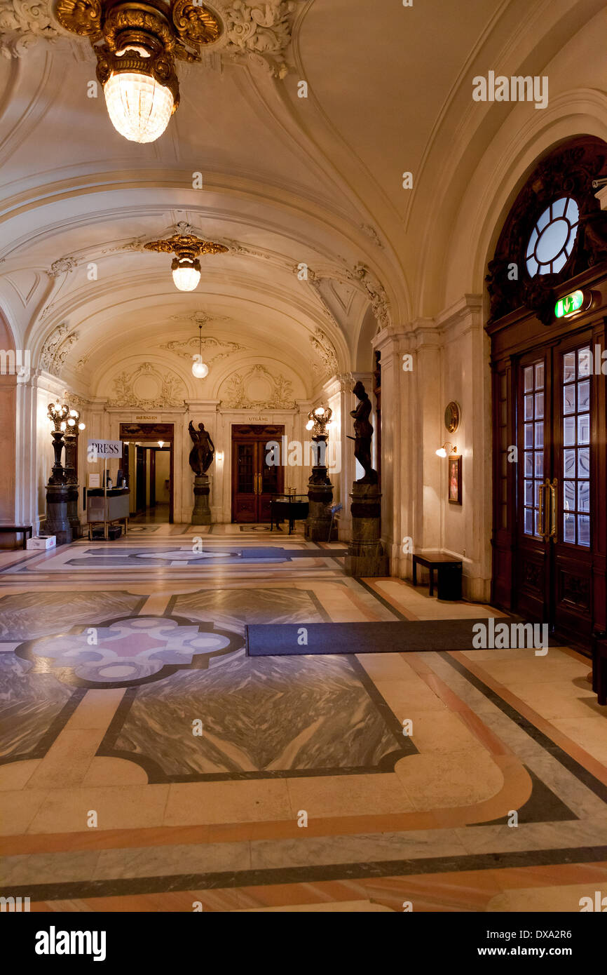 Stockholm, Sweden - Operan (Opera) entrance hall Stock Photo - Alamy