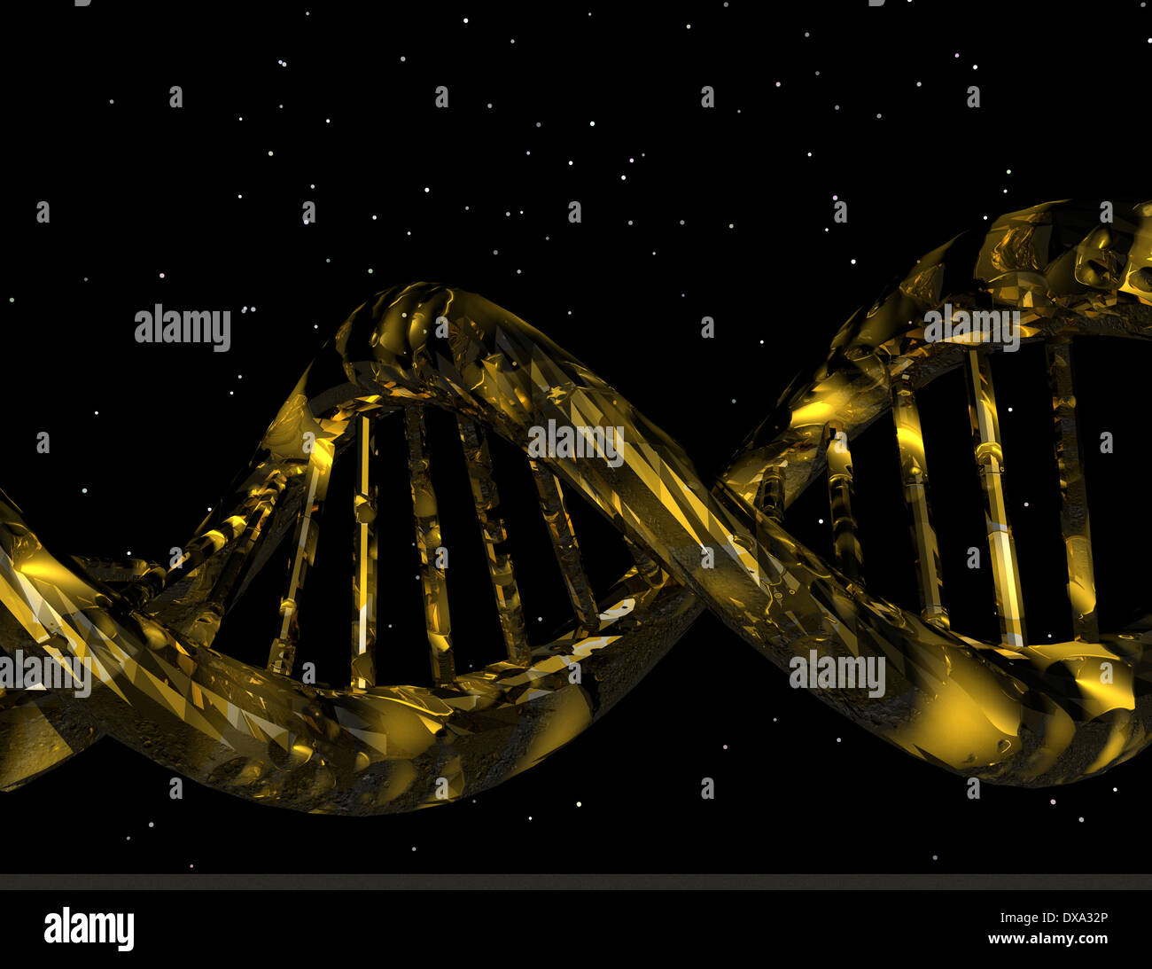 digital visualization of the dna Stock Photo - Alamy