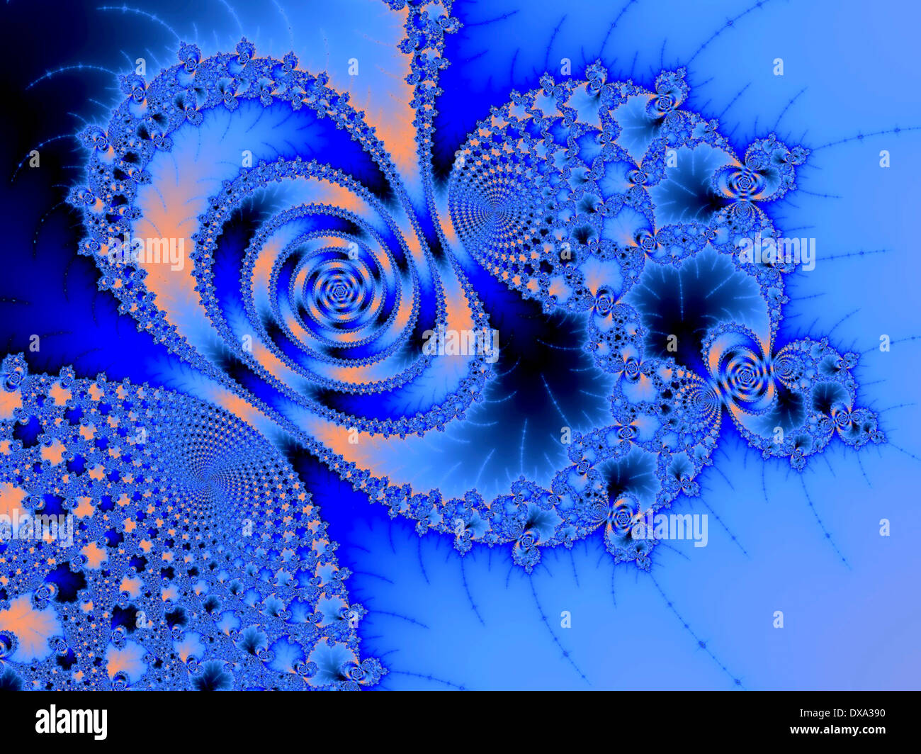 digital rendering of a fractal Stock Photo - Alamy