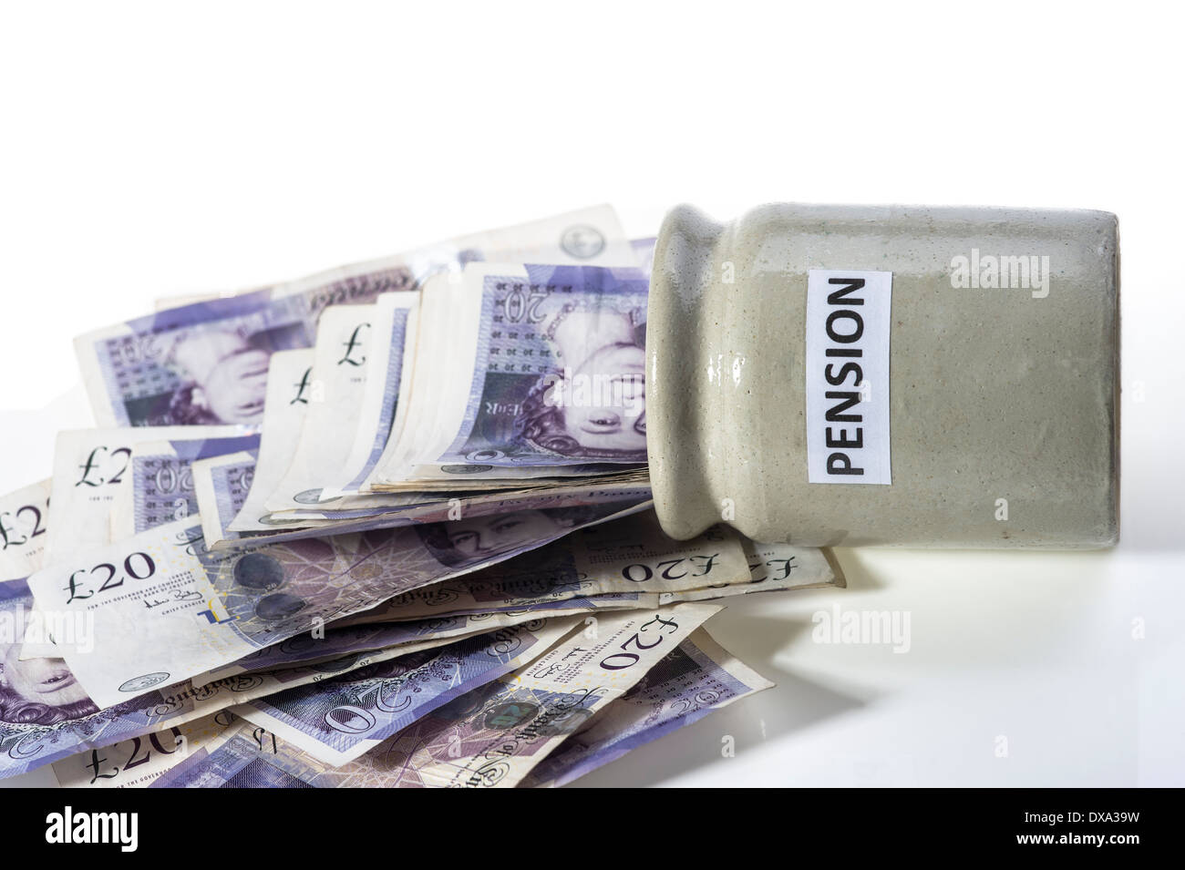 Pension money insurance saving hi-res stock photography and images - Alamy