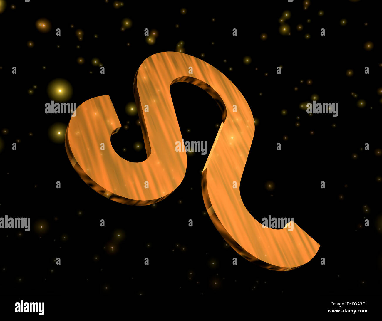 Leo font hi-res stock photography and images - Alamy