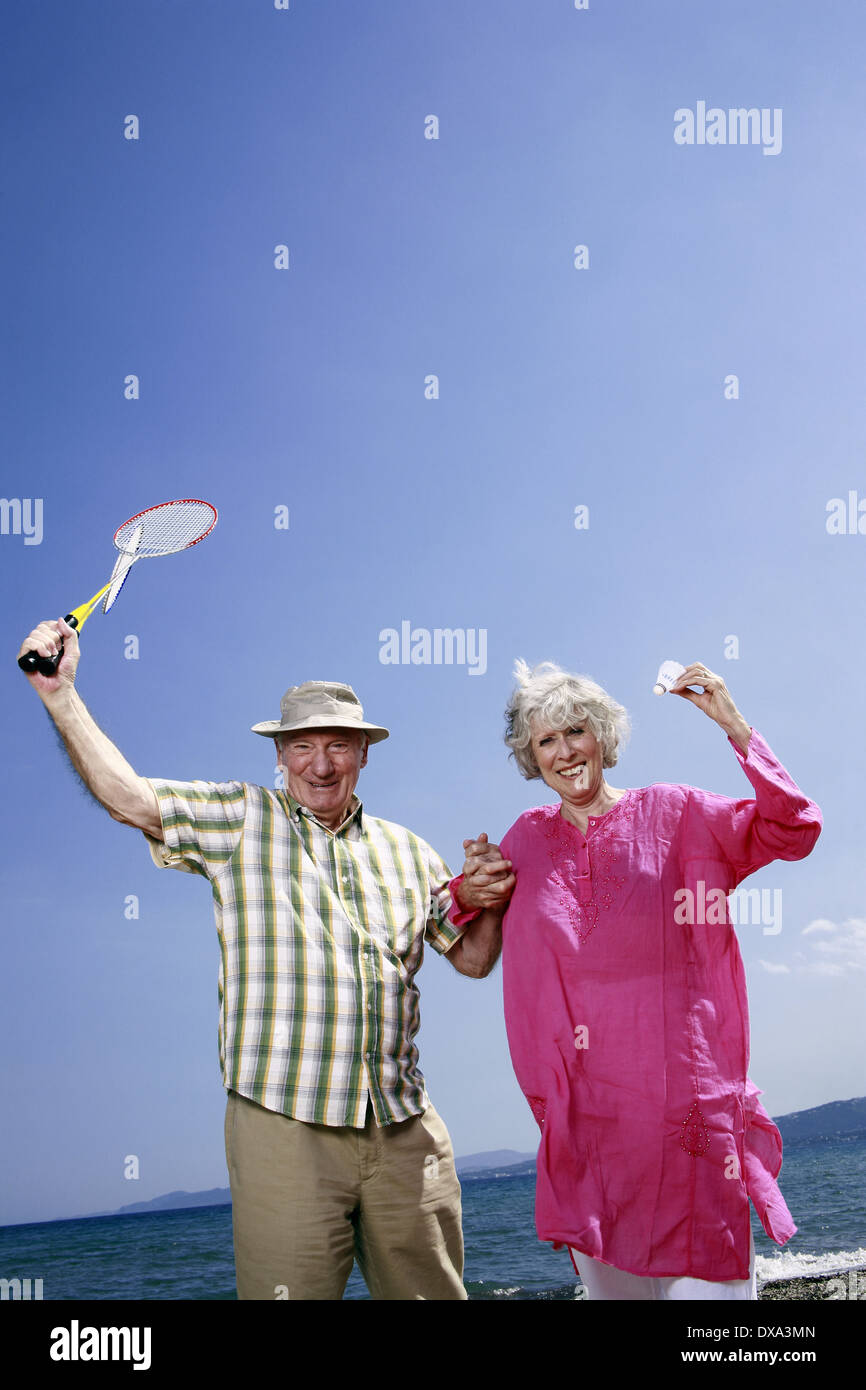 Seniors badminton badminton hi-res stock photography and images - Alamy