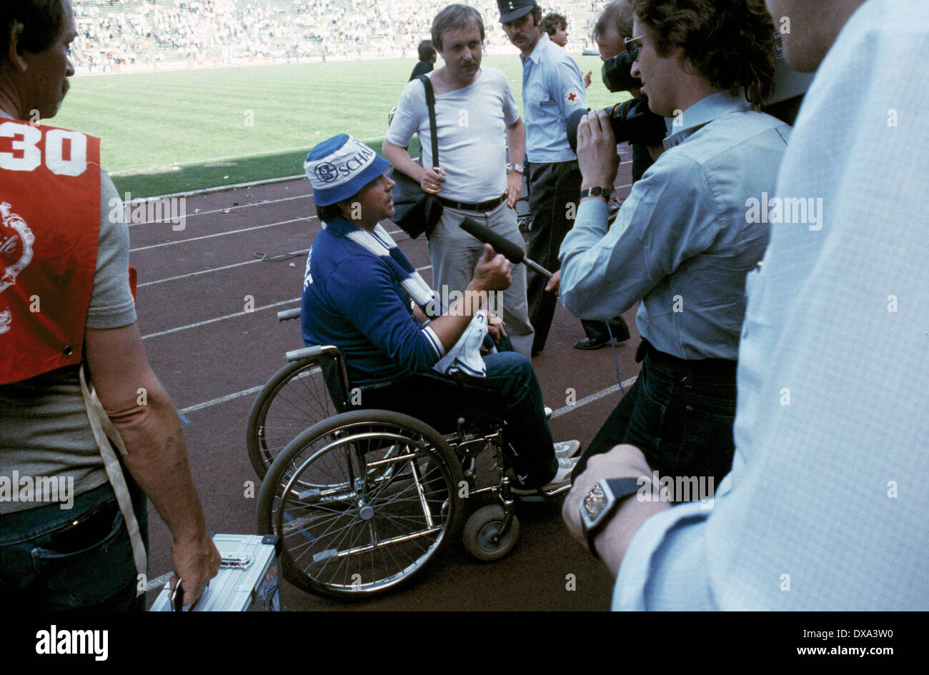 Disabled football fan hi-res stock photography and images - Alamy