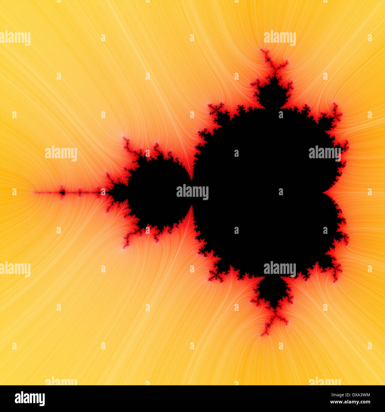 digital visualization of a fractal Stock Photo - Alamy