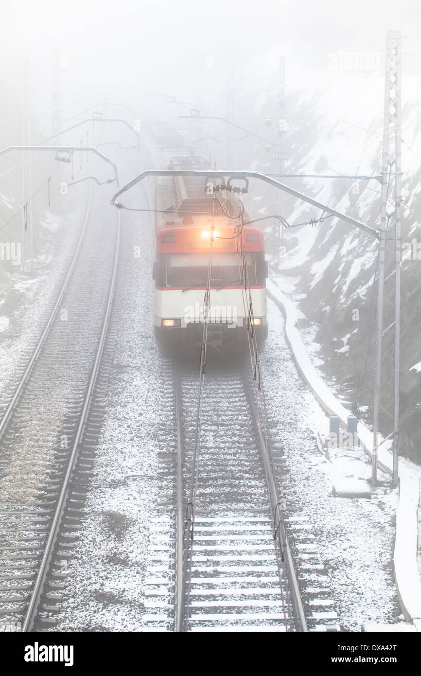 Railway locomotive winter scenery hi-res stock photography and images ...
