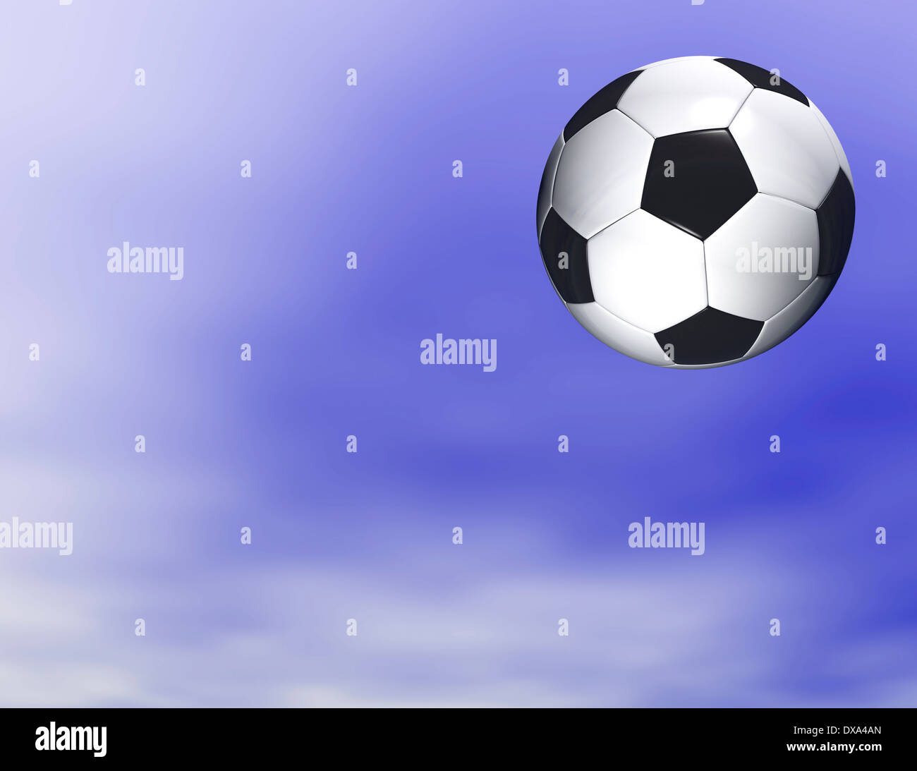 Digital visualization of a soccer scene Stock Photo - Alamy