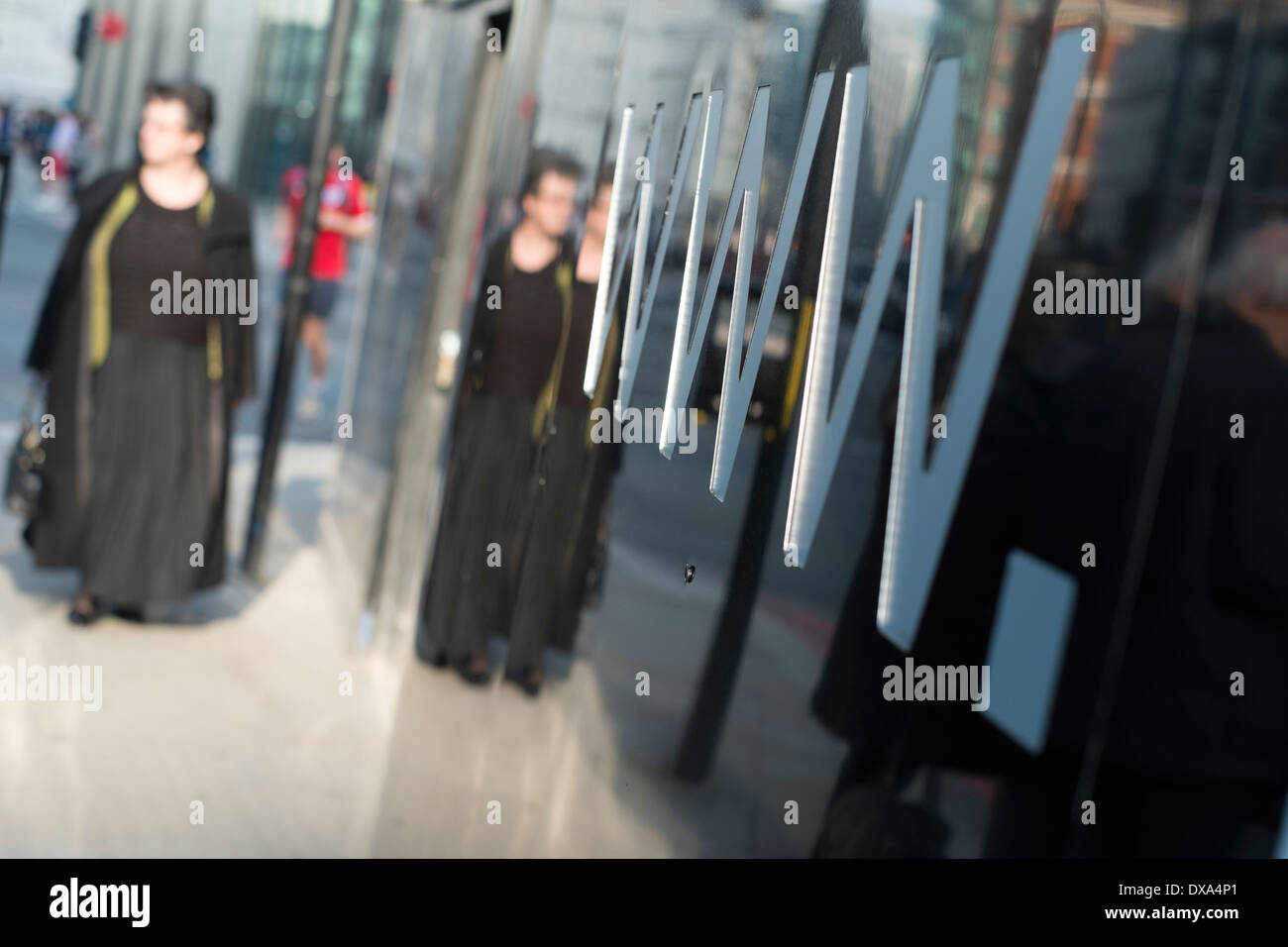 WWW. sign.The financial district. The city of London Stock Photo - Alamy