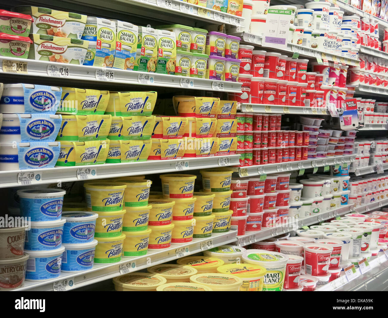 Butter Packages, Dairy Section, Publix Super Market in Tampa, Florida ...