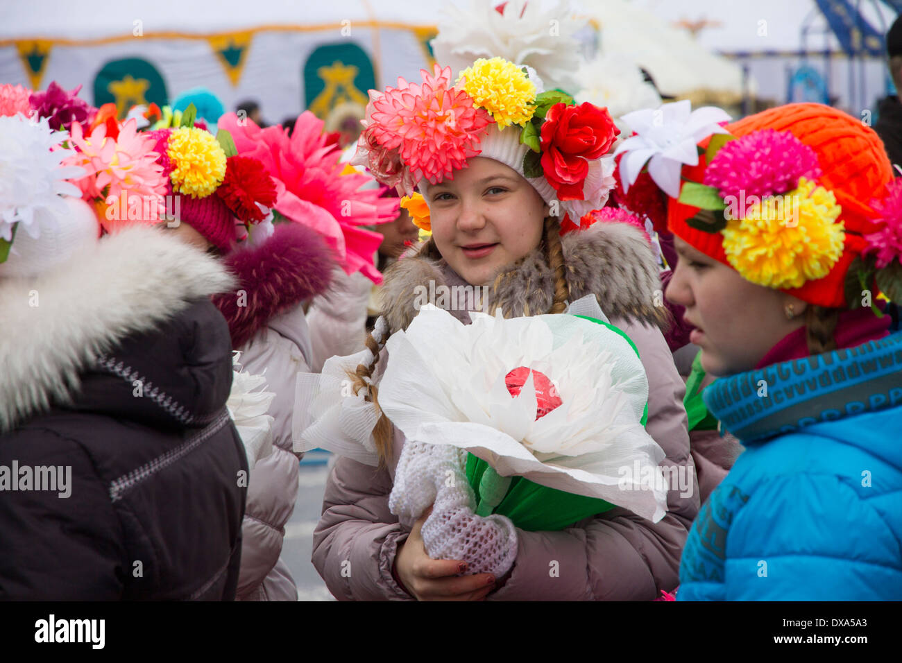 Kazakh children hi-res stock photography and images - Alamy